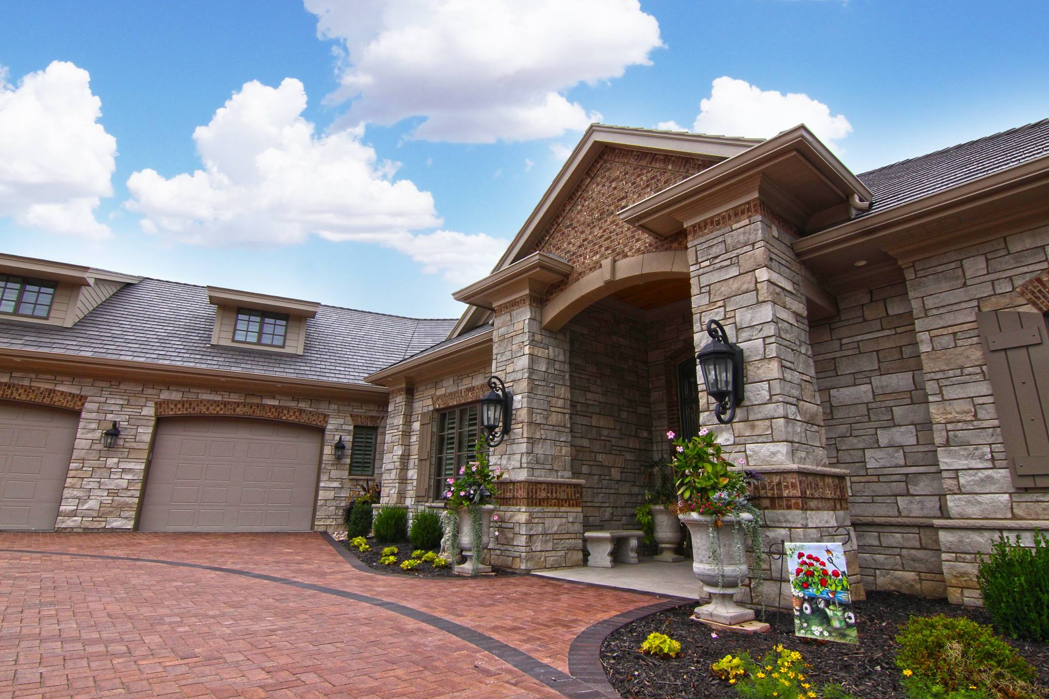Project Spotlight - Brick & Natural Stone Old World Charm Watkins ...